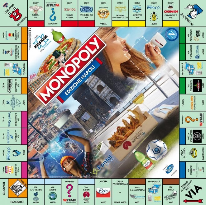 Napoli prima città italiana sul tabellone del Monopoli - Travelnostop
