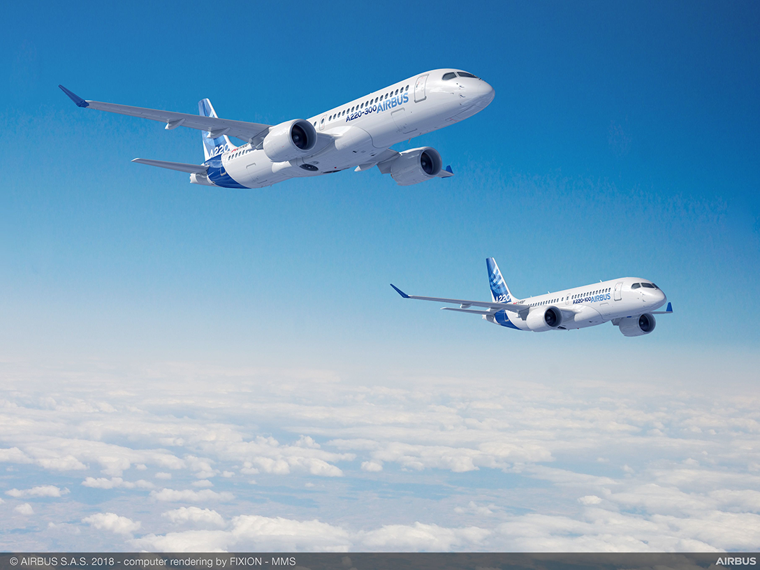 Airbus migliora le prestazioni degli A220, aumentata l'autonomia ...