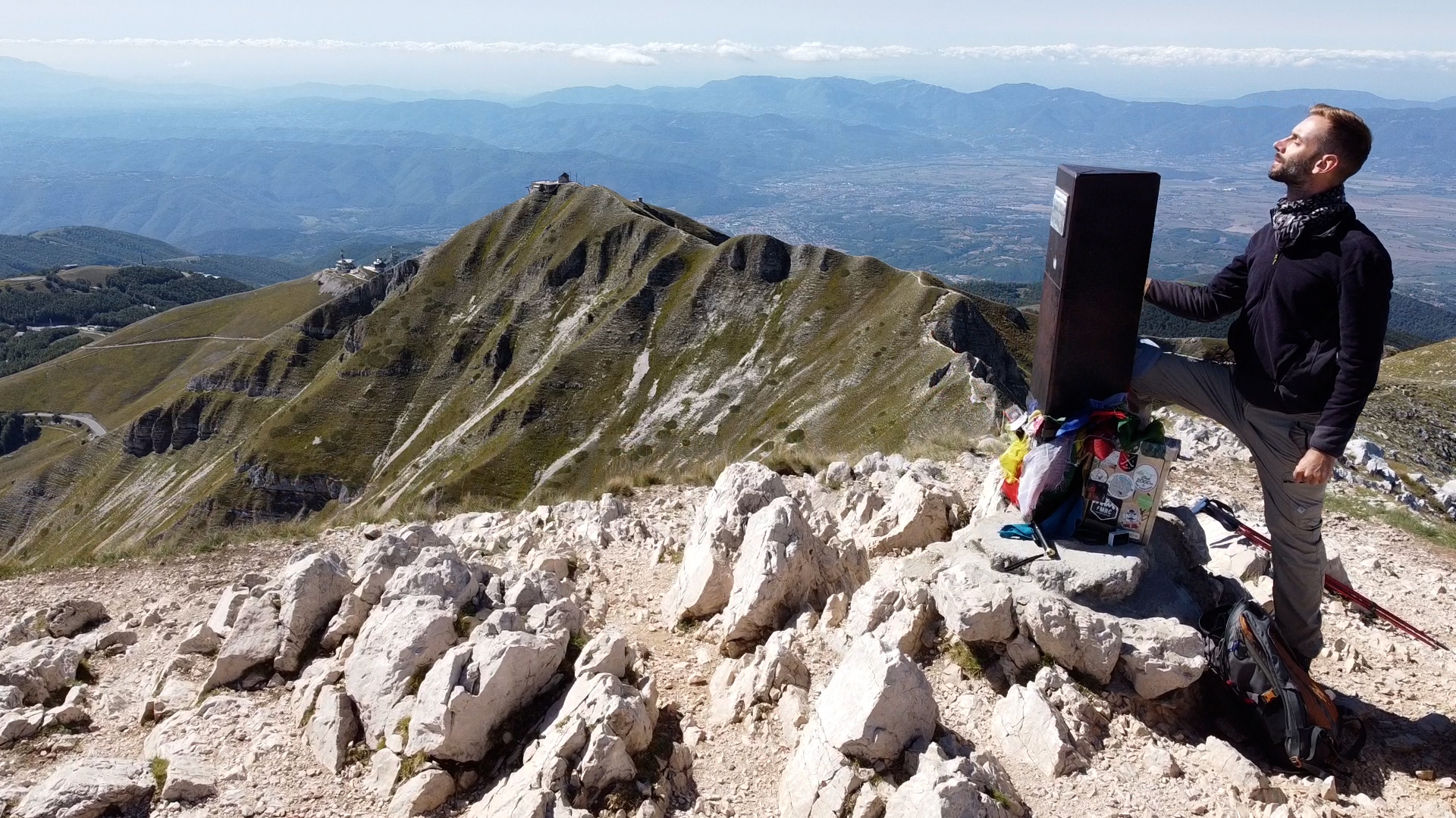 'Un reporter in valigia' fa trekking sulla vetta del Terminillo ...