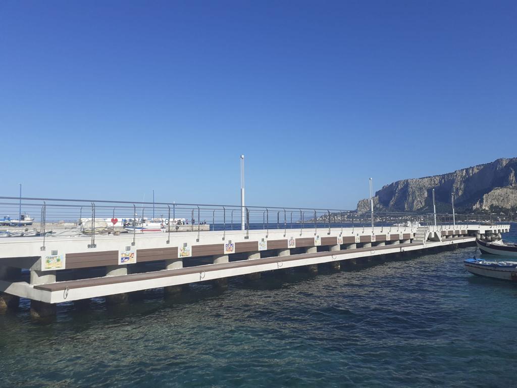 Palermo, completata la riqualificazione del pontile di Mondello ...